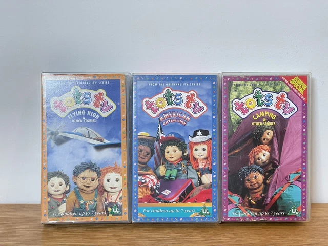 TOTS TV VHS Video Tape Bundle Jobtlot Carlton - **Read Description ...