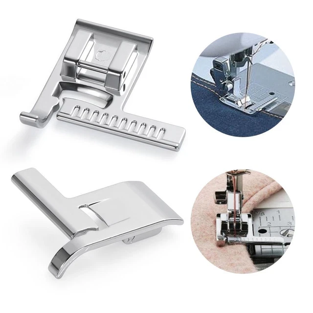 STITCH GUIDE SEWING Machine Feet Crimp Tool Hemming Cloth Strip Presser ...