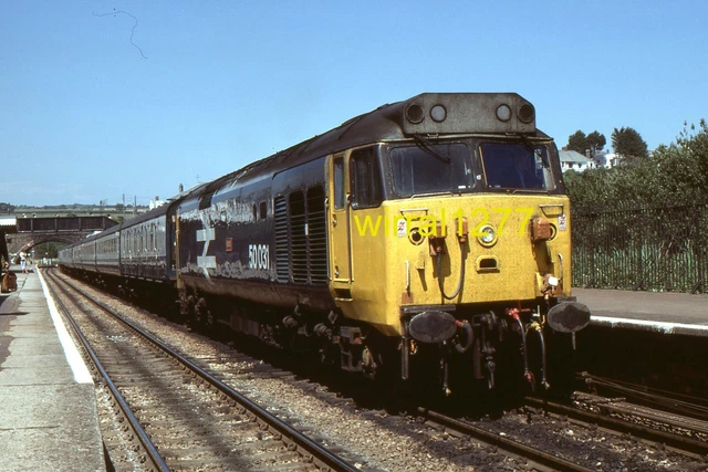 ORIGINAL RAILWAY SLIDE Class 50 50031 at Par 04.07.84 £4.99 - PicClick UK