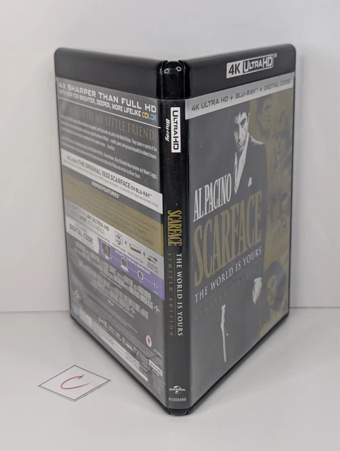 SCARFACE THE WORLD is Yours - Limited Edition (4K Ultra HD + Blu-Ray 3 ...