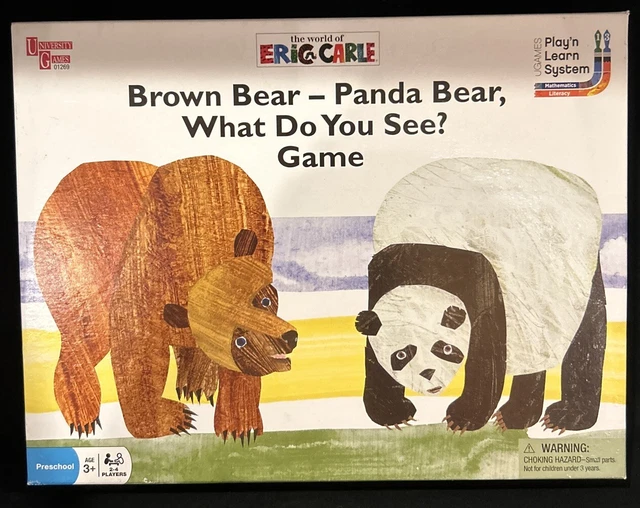 ERIC CARLE BROWN Bear Panda Bear What Do You See Game $12.00 - PicClick