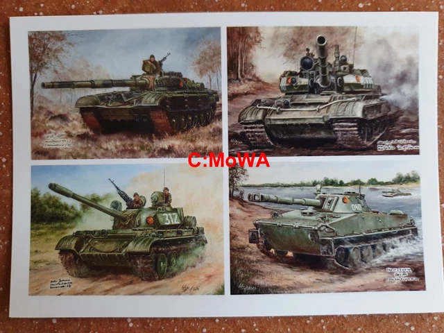 POSTKARTE (NVA-PANZER-MIX 2), NVA, Panzer, east german army, east ...