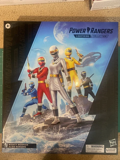 POWER RANGERS LIGHTNING Collection 5-Pack Mighty Morphin Alien Rangers ...