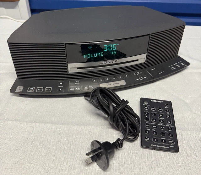 BOSE WAVE MUSIC System CD Radio AM/FM Alarm AWRCC7 – Black - Free Post ...