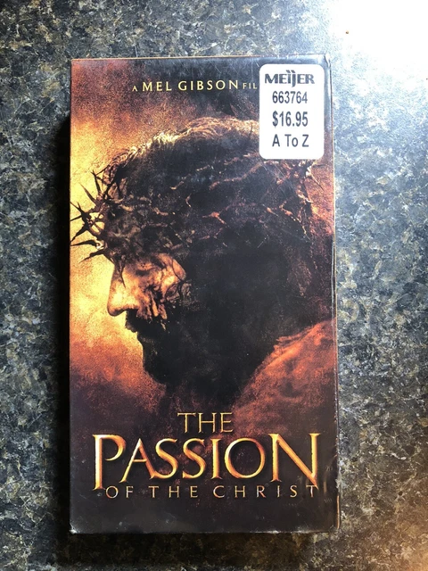 The Passion Of The Christ Vhs 2004 Mel Gibson New Sealed With Watermark 1033
