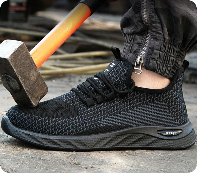 WORK TRAINER COMPOSITE Plastic Toe Cap Shoes Lightweight Mens Women ...