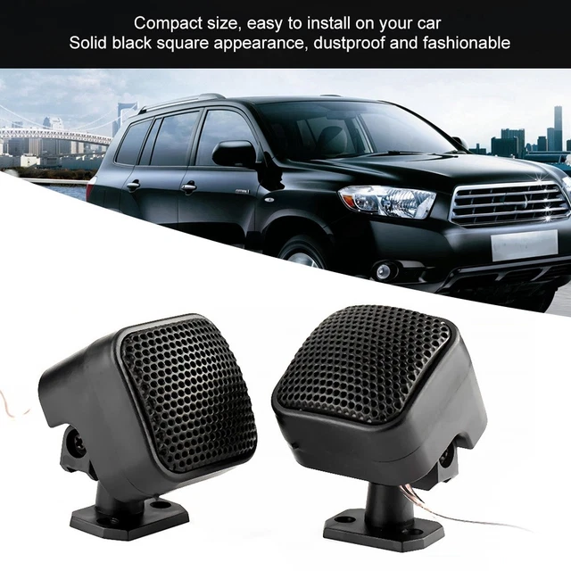 500W 2PCS CAR Small Square Speaker Loud Audio Music Tweeter Loudspeaker ...