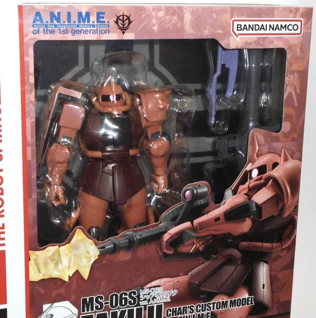 BANDAI ROBOT SPIRITS MS-06S Char's Zaku Ver. A.N.I.M.E. Gundam Figure New EUR 120,04 - PicClick FR