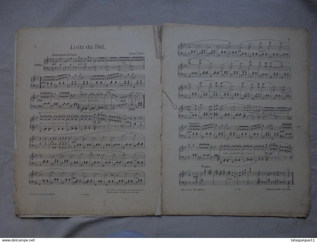 ANCIEN - PARTITION Album pour piano Monte Carlo et La Riviera Edition ...