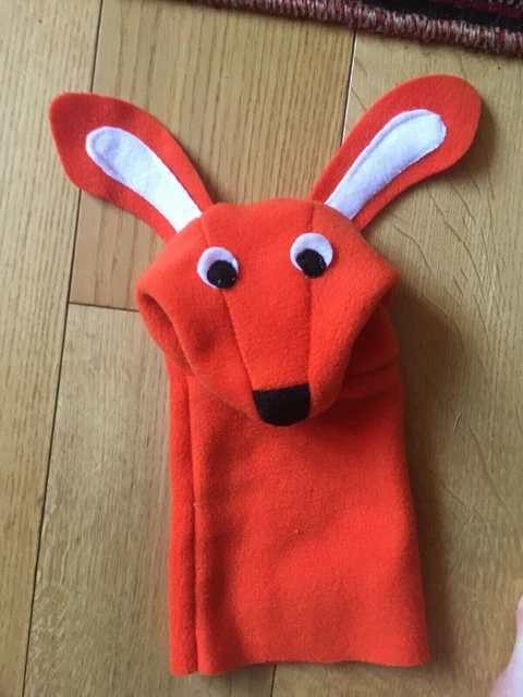 REPLICA OF RARE Vintage Orange Sunny Bunny Puppet as seen in Baby ...