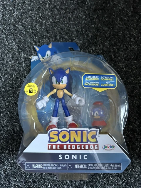 SONIC THE HEDGEHOG Sonic 10cm Articulated Action Figure With Invincible ...