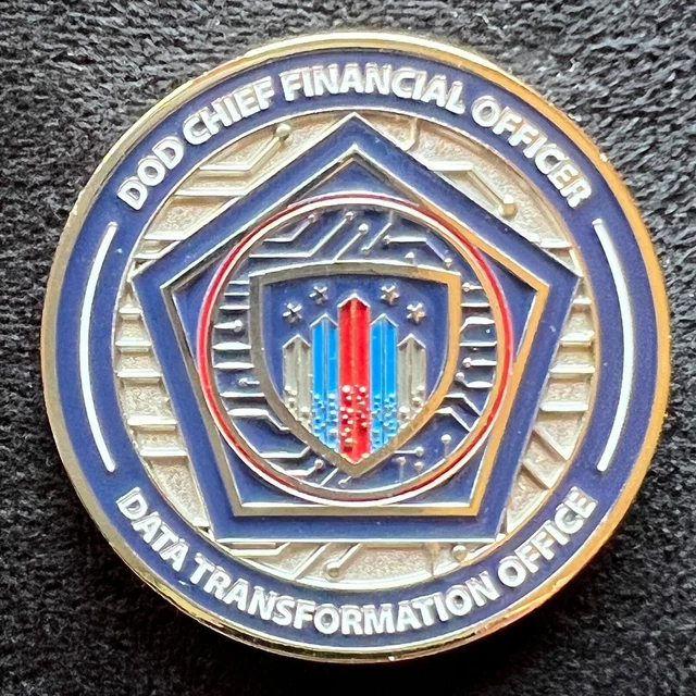 DOD CHIEF FINANCIAL Officer Data Transformation Office Challenge Coin ...