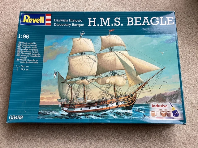 REVELL DARWIN'S HMS BEAGLE 1:96 Model Kit. £21.00 - PicClick UK