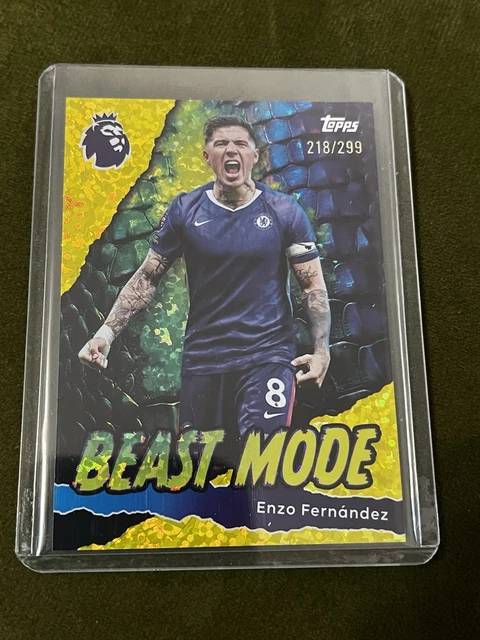 TOPPS PREMIER LEAGUE 2026 Beast Mode Enzo Fernandez Chelsea 218/299 £5. ...