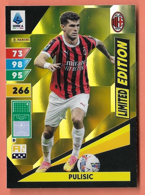 PANINI CALCIATORI ADRENALYN 2024-25 CARD N.LE-PU Pulisic Milan Limited ...