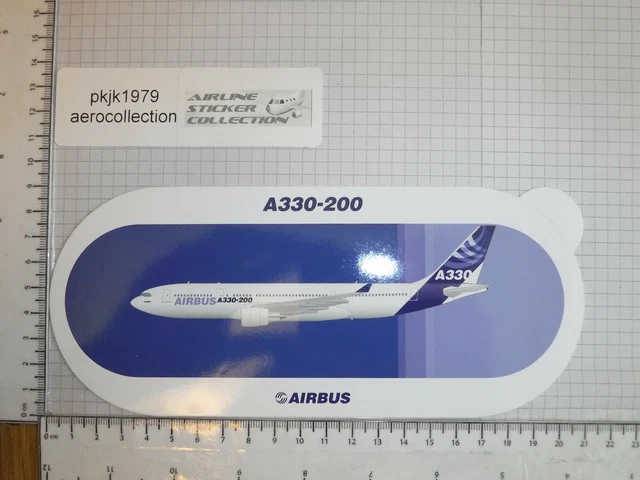 ~ AIRBUS A330-200 in NEW HOUSE COLOURS ~ Sticker / Decal ~ RARE ~ EUR 4 ...