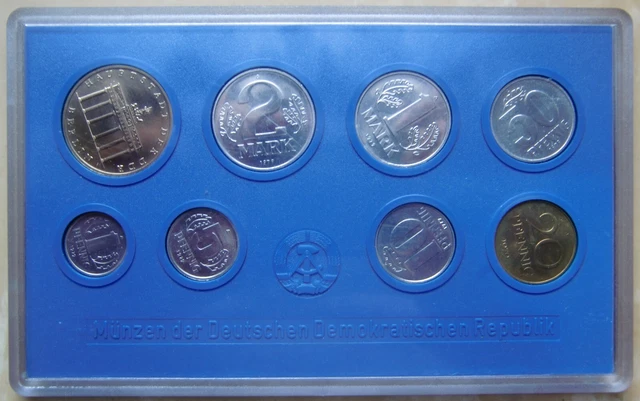 ORIGINAL KURSMÜNZSATZ DER DDR - KMS 1979 (.) EUR 32,90 - PicClick DE