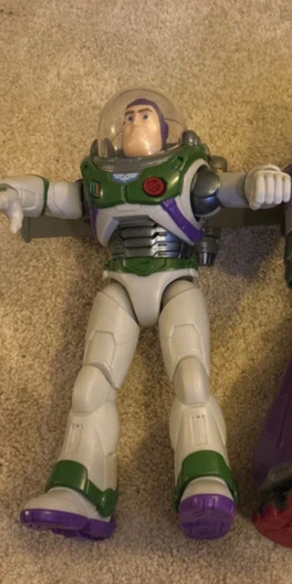DISNEY PIXAR LIGHTYEAR Jetpack Lift Off Buzz Action Figure From MATTEL ...