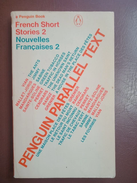 FRENCH SHORT STORIES Nouvelles Francaises Parallel Text Penguin Book ...