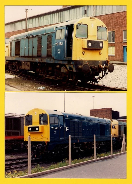 2 BRITISH RAIL Photos - Class 20 English Electric Type 1 Choppers 132 ...