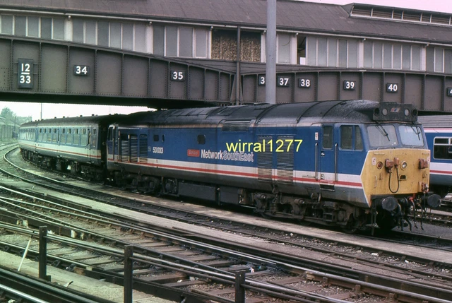 ORIGINAL RAILWAY SLIDE Class 50 50033 at Clapham Junction £2.99 ...