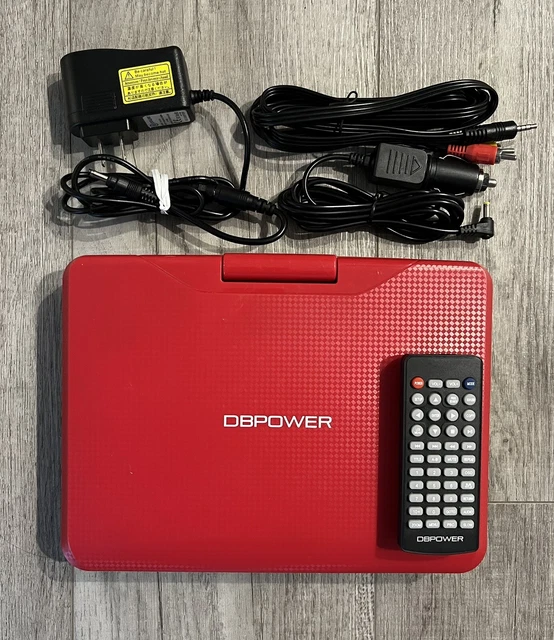 DBPOWER 9& PORTABLE DVD Player Model PD928 Swivel Screen TESTED WORKS ...
