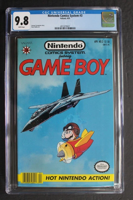 NINTENDO COMICS SYSTEM #3 SUPER MARIO Daisy PIONPI TATANGA 1991 GAME ...
