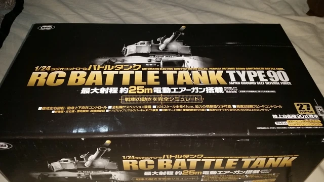 VINTAGE COLLECTORS MARUI Type 90 japanese MBT Tank remote controlled RC ...