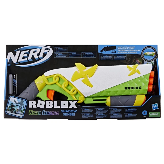 NERF ROBLOX NINJA Legends: Shadow Sensei Dart Blaster, Code to Redeem ...