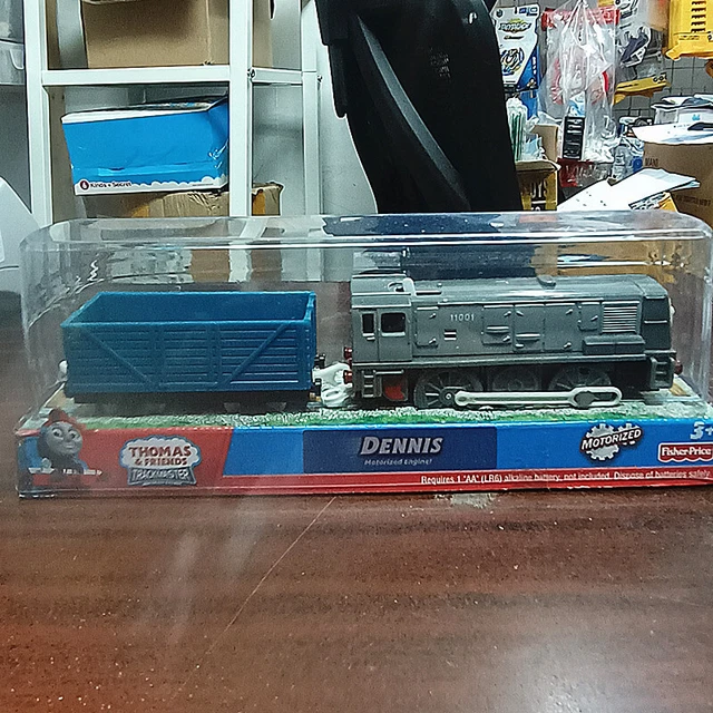 BOX TRACKMASTER THOMAS And His Motorized Toy Train - Dennis + Truck $46 ...