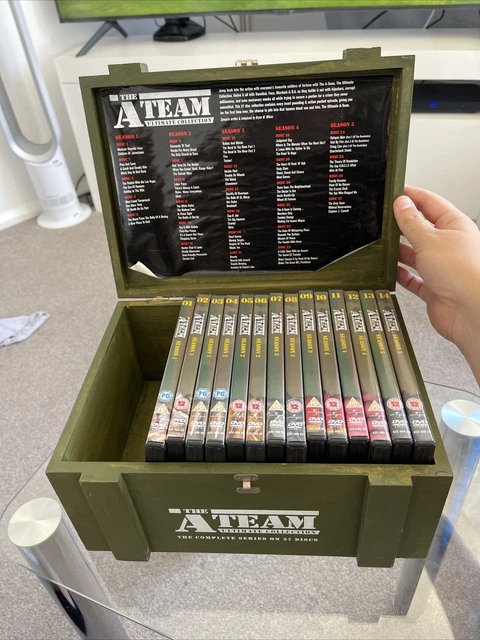THE A TEAM ultimate collection The Complete Series On 27 Discs Wooden ...
