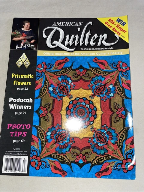 AMERICAN QUILTER FALL 2006 Magazine Flowers Applique $3.50 - PicClick