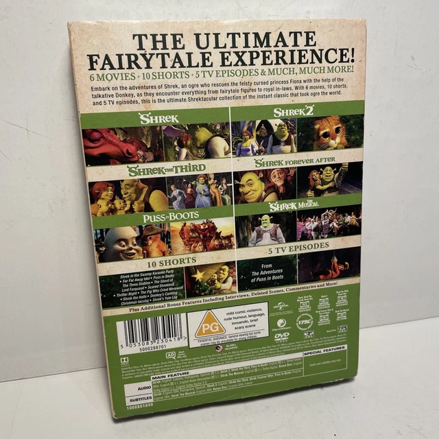 SHREK ULTIMATE COLLECTION Box-set (DVD, 2021) £12.00 - PicClick UK