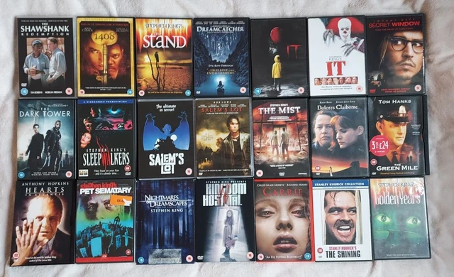 STEPHEN KING 22 DVD BUNDLE HORROR Stand SALEMS LOT KINGDOM HOSPITAL ...