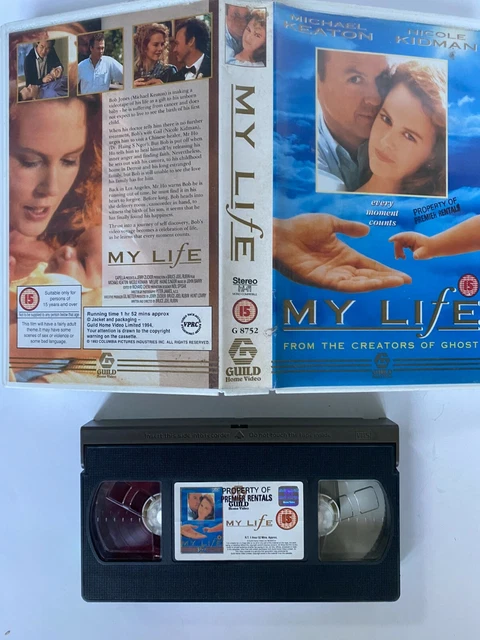 MY LIFE MICHAEL Keaton Nicole Kidman VHS Video Big Case Ex Rental £10. ...