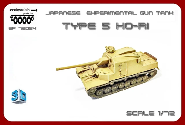 3D PRINTING Japanese Type 5 Ho-Ri 1/72 EUR 25,00 - PicClick DE