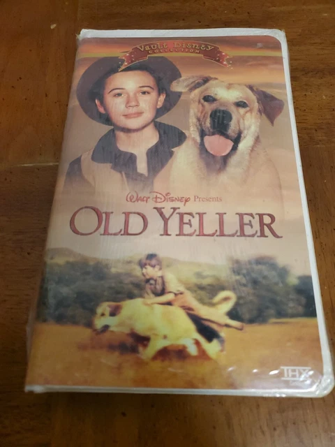 OLD YELLER (VHS, 2002) Walt Disney Vault Collection Clamshell Sealed ...