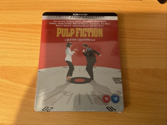 PULP FICTION 4K UHD Steelbook [Blu-ray] Blu-ray Sealed £27.99 - PicClick UK