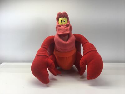 MATTEL DISNEY SEBASTIAN The Crab Jumbo Little Mermaid Large Stuffed ...