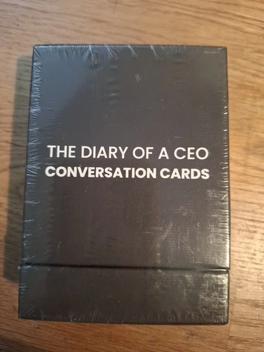 THE DIARY OF A Ceo Conversation Cards First Edition New steven bartlet ...