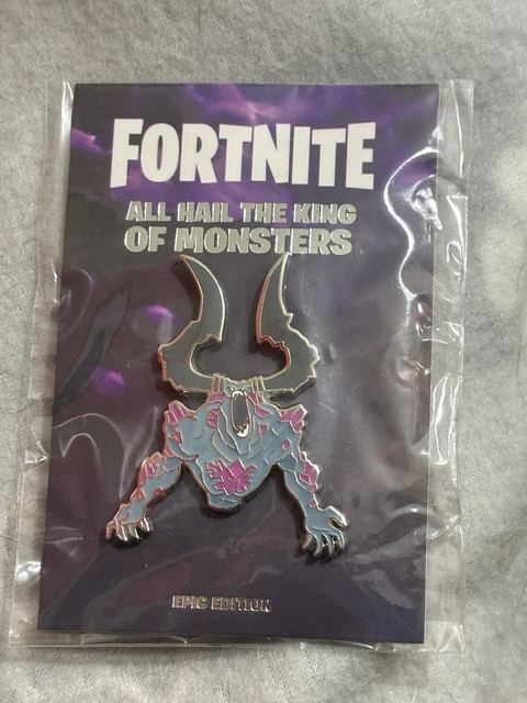 FORTNITE EPIC ALL Hail The King of Monsters Storm King Pin £63.12 ...