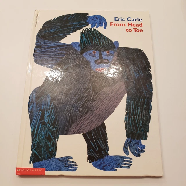 FROM HEAD TO Toe Hardcover Kids Book Eric Carle Animals Interactive Fun ...