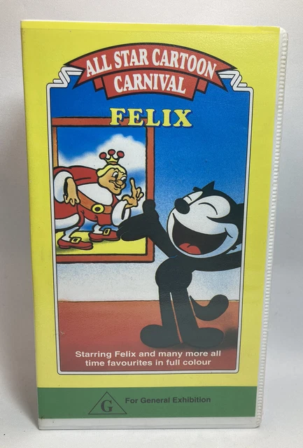 FELIX THE CAT Classic Cartoon VHS Video Tape Vintage. Free Postage EUR ...