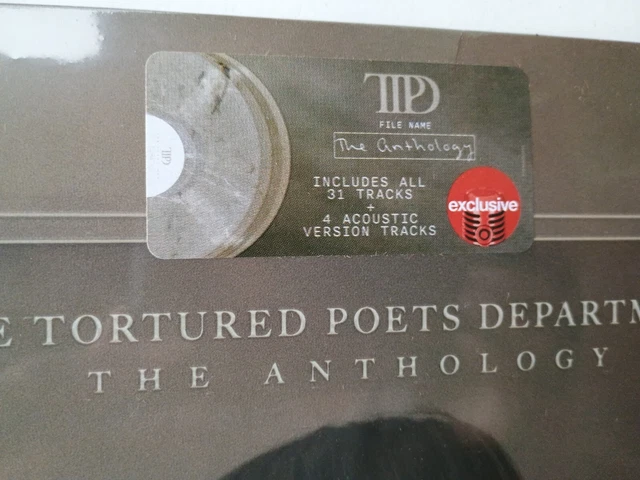 TAYLOR SWIFT THE Tortured Poets Department Anthology TTPD 4LP Marbled ...