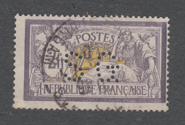 FRANCE - OBLITERATED stamp - Merson 2f purple and yellow - N°122 ...