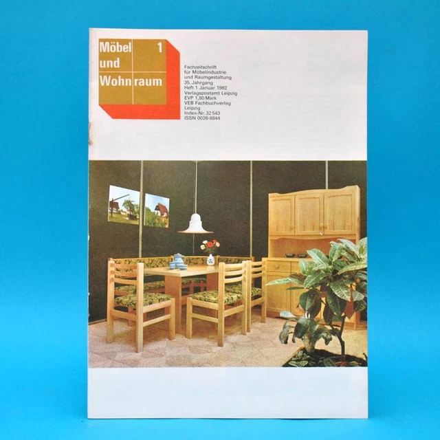 DDR MÖBEL UND Wohnraum 1/1982 Fachzeitschrift Möbelbeschläge Falcon ...
