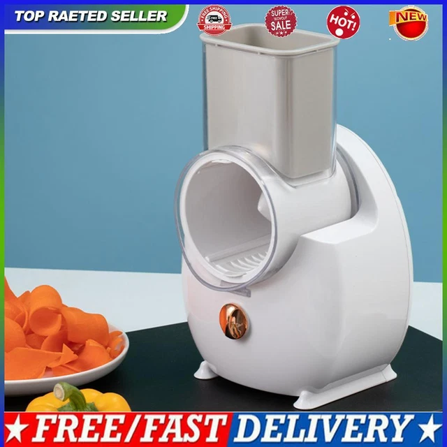 3-IN-1 ELECTRIC VEGETABLE Slicer Multifunctional Fruit Cutter Home ...