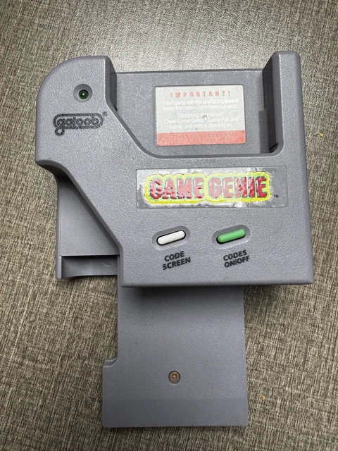 NINTENDO ORIGINAL GAMEBOY Game Genie & Code Book By code masters £42.30 ...
