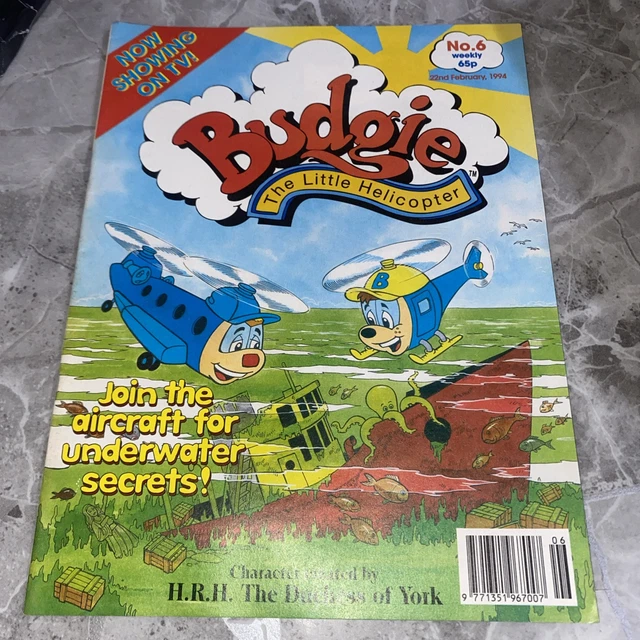 BUDGIE THE LITTLE Helicopter Comic Magazine Issue 6 1994 £19.99 - PicClick UK