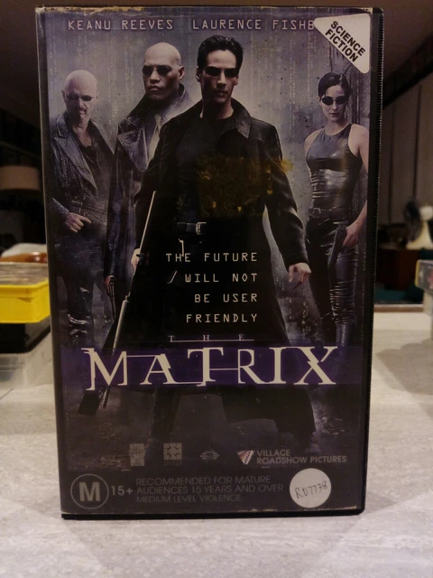 THE MATRIX-VHS TAPE-KEANU Reeves-Village Roadshow-Large Case £12.36 ...